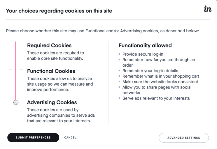 GDPR Cookie Consent Examples & Language Requirements