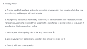 Privacy Policy for Facebook Apps & How To Create a URL - Termly