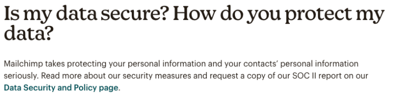 Privacy Policy Template for Email Marketing & Newsletters