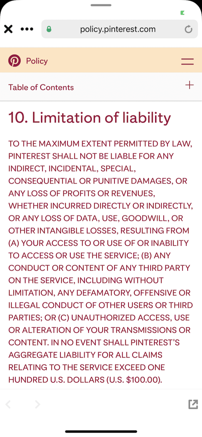 Mobile App Terms and Conditions Sample & Template