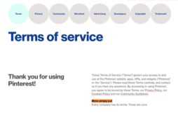 Sample Terms of Service Template
