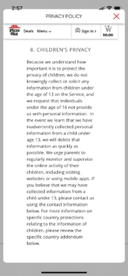 Mobile App Privacy Policy Template & Examples