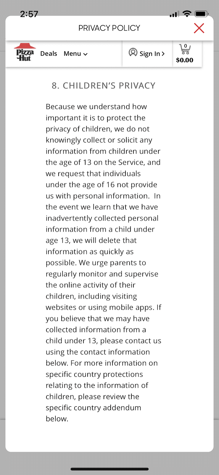 Mobile App Privacy Policy Template & Examples