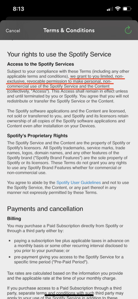 Mobile App Terms and Conditions Sample & Template