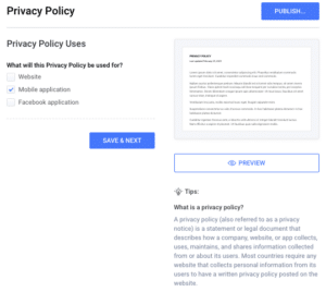 Mobile App Privacy Policy Template & Examples