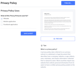 Privacy Policy Requirements Checklist for Websites & Apps