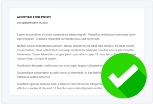 Acceptable Use Policy Template & Sample - Termly