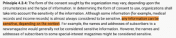 Personal vs. Sensitive Personal Information